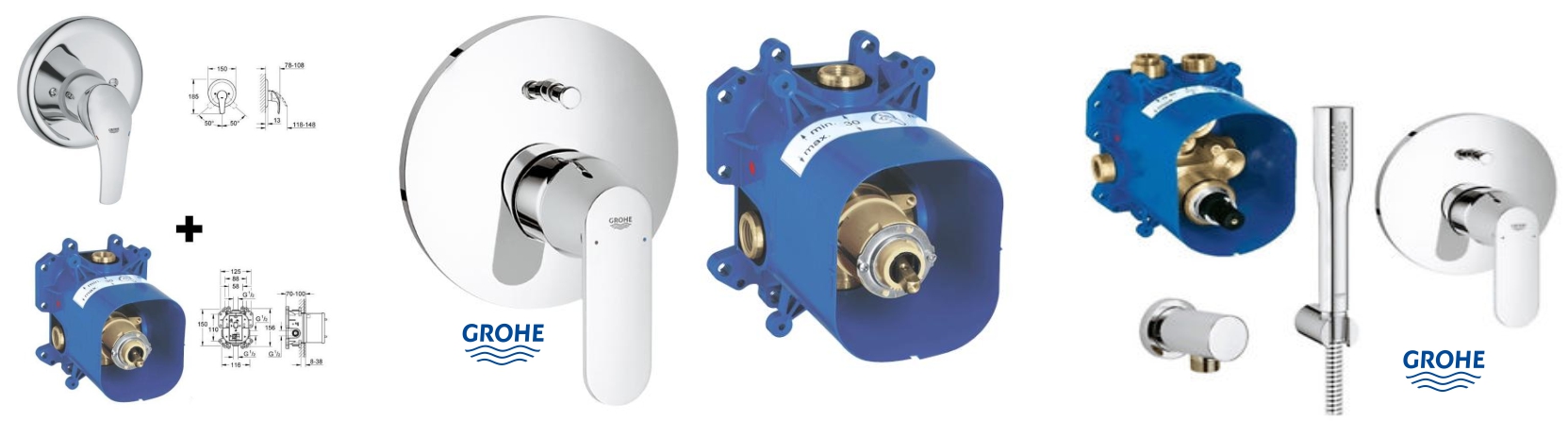 خلاط مخفي جروهي – Hidden Mixer Grohe – شركة اول اعمار للتجارة